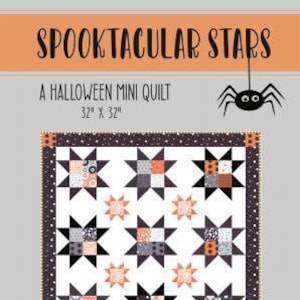Spooktacular Star Quilt Pattern From Primrose Cottage Quilts - Etsy
