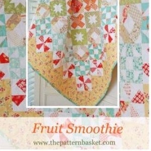 Fruit Smoothie Quilt Pattern by the Pattern Basket - Etsy