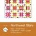 Northwest Stars Quilt Pattern by Nomadic Quilter - Etsy