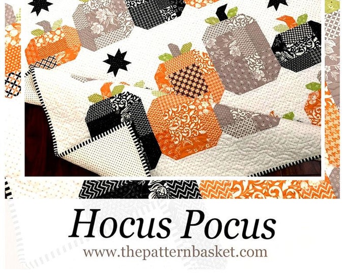 Hocus Pocus Quilt Pattern From the Pattern Basket - Etsy