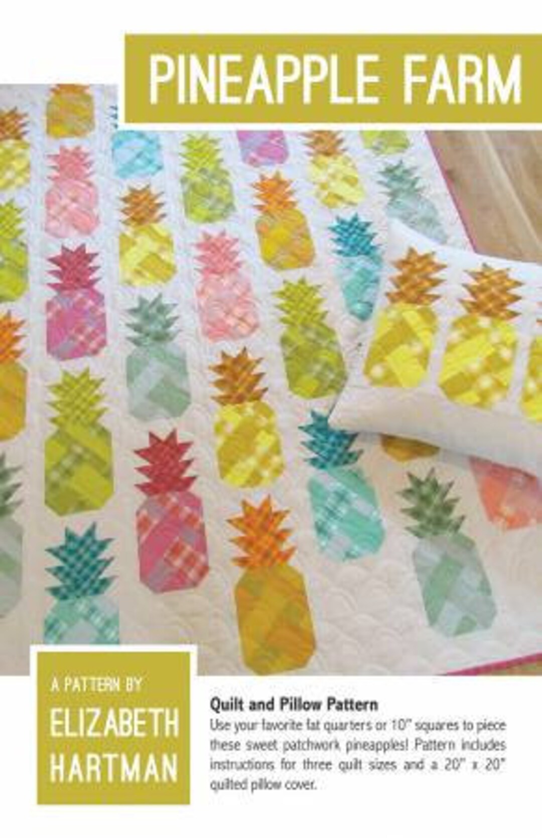 Pineapple Farm Quilt Pattern by Elizabeth Hartman - Etsy