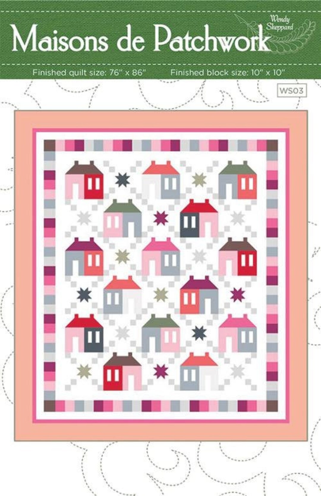 Maison De Patchwork Quilt Pattern by Wendy Sheppard - Etsy