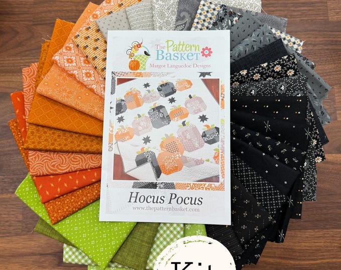 Hocus Pocus Quilt Kit Featuring the Pattern Basket - Etsy
