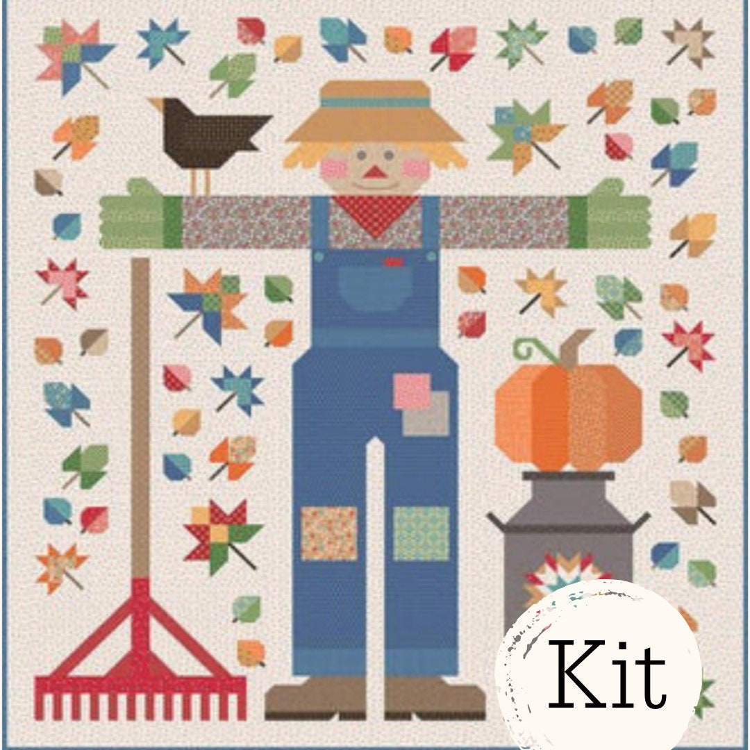 The Quilted Scarecrow Quilt Kit - Etsy