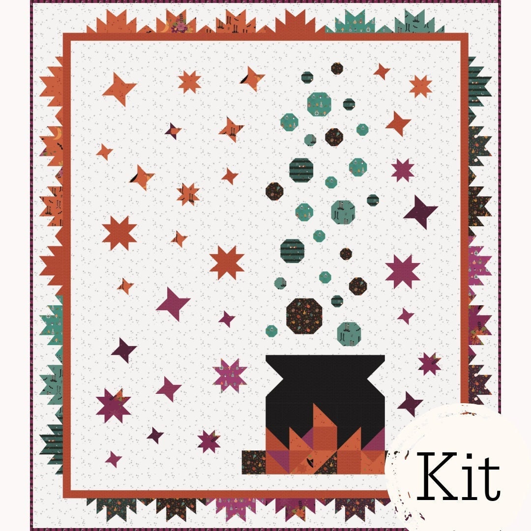 Bubbling Brew Smoke Quilt Kit - Etsy
