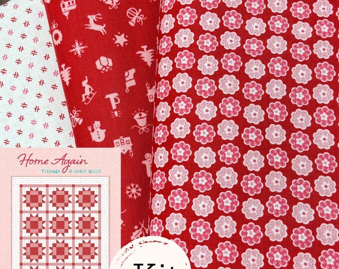 Home Again Red Quilt Kit Featuring Lori Holt - Etsy