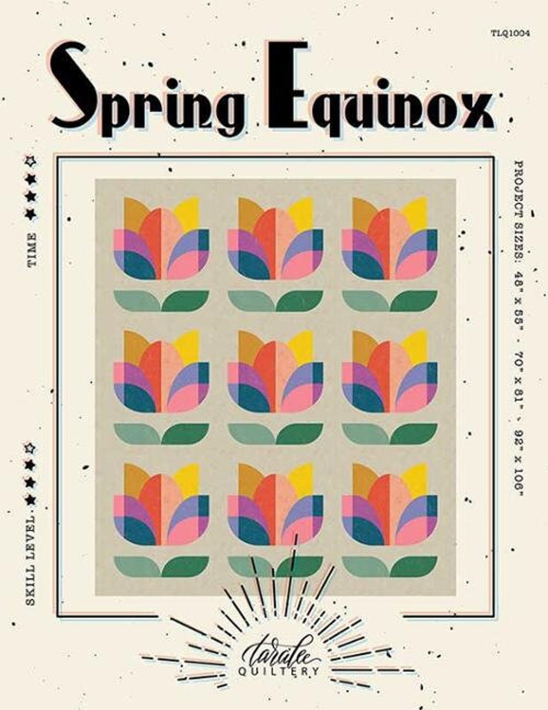 Spring Equinox Quilt Pattern by Tara Lee Quiltery - Etsy