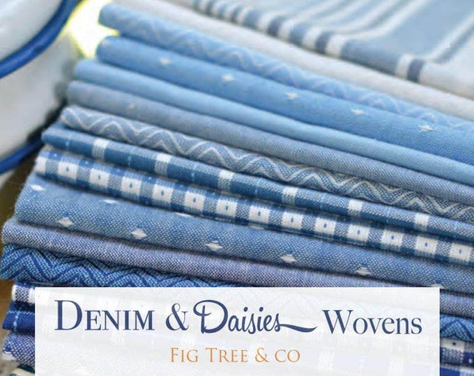 Denim and Daisies Wovens by Fig Tree Quilts Precuts for Moda Fabrics - Etsy