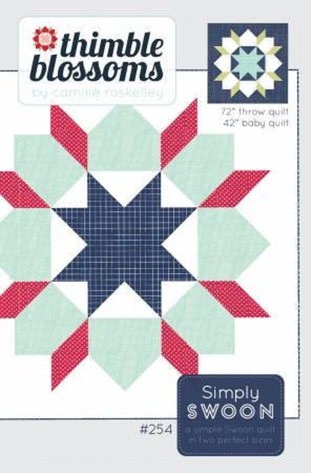 Simply Swoon Quilt Pattern by Thimble Blossoms - Etsy