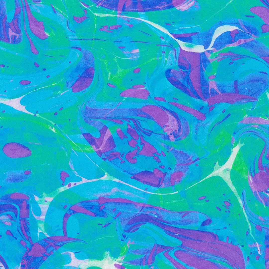 Color Wheel Marble Pool by Wishwell for Robert Kaufman - Etsy