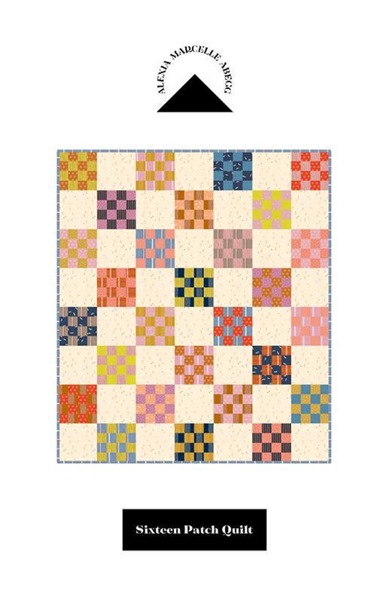 Sixteen Patch Quilt Pattern by Alexia Abegg - Etsy