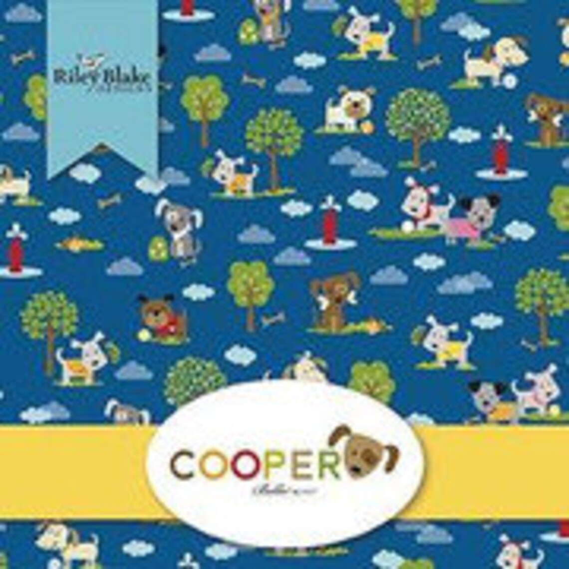Cooper Dogs Taupe for Riley Blake Designs - Etsy