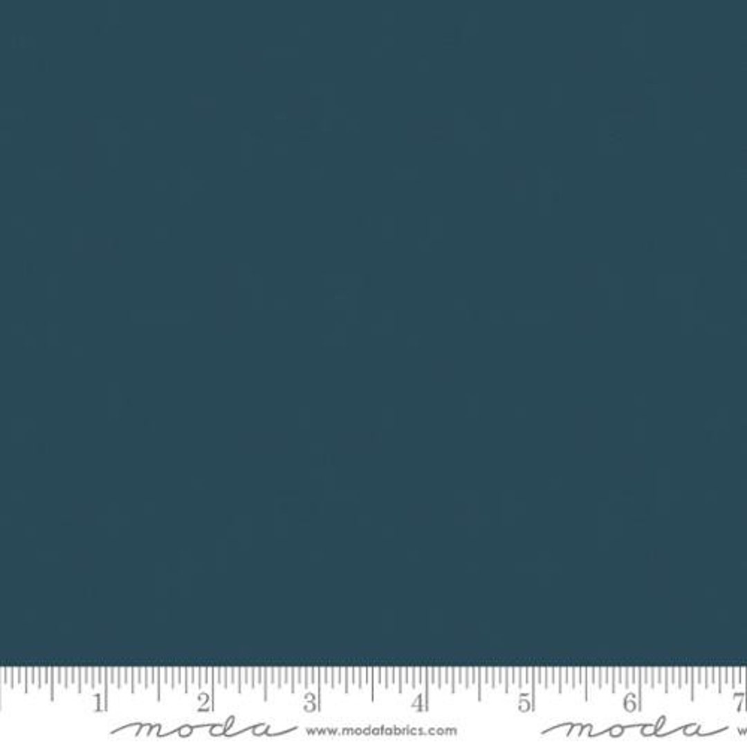 Bella Solids Deep Sea From Moda Fabrics - Etsy
