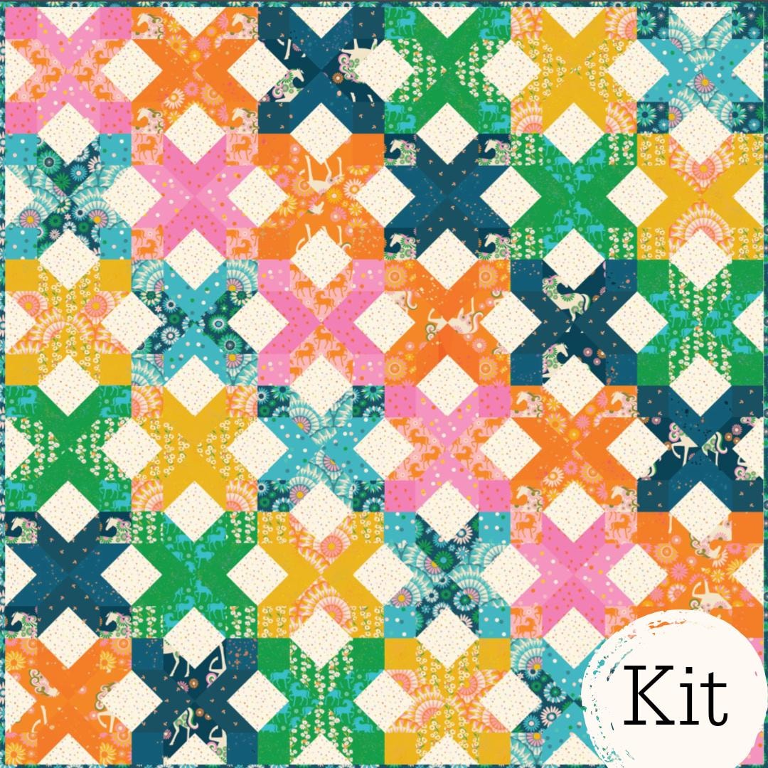 Ironwood Point Ruby Star Quilt Kit - Etsy