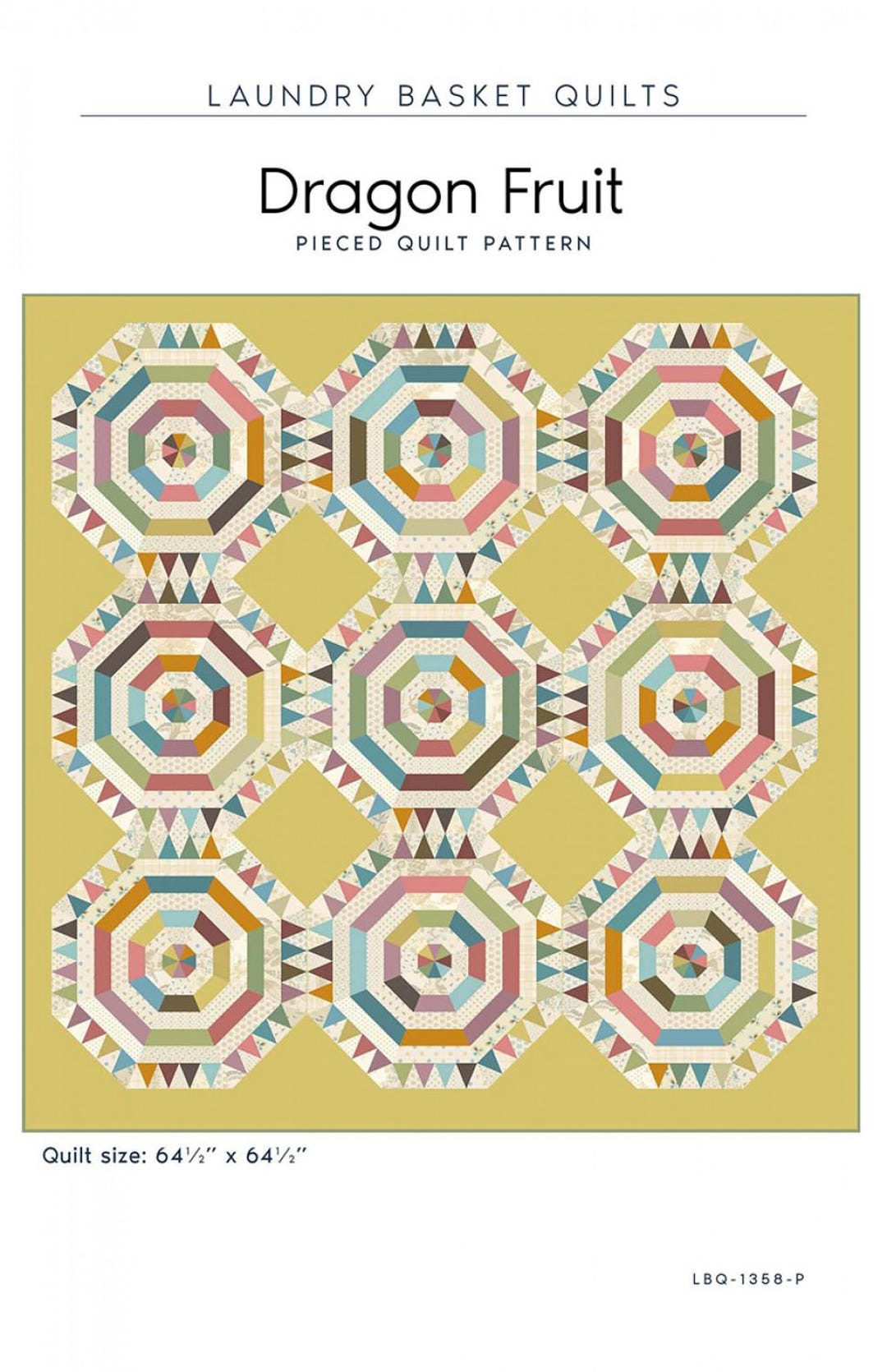 Dragon Fruit Quilt Pattern by Laundry Basket Quilts - Etsy