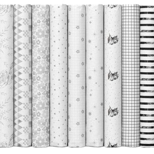 Quiet Riot Blossom White by Pammie Jane for Dear Stella - Etsy