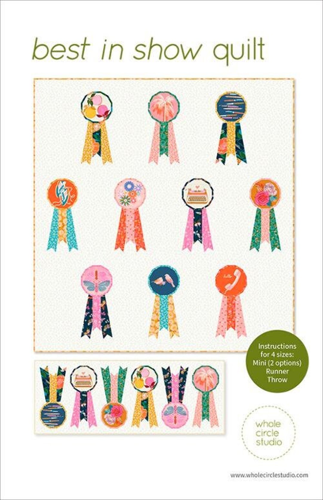 Best in Show Quilt Pattern by Whole Circle Studio - Etsy