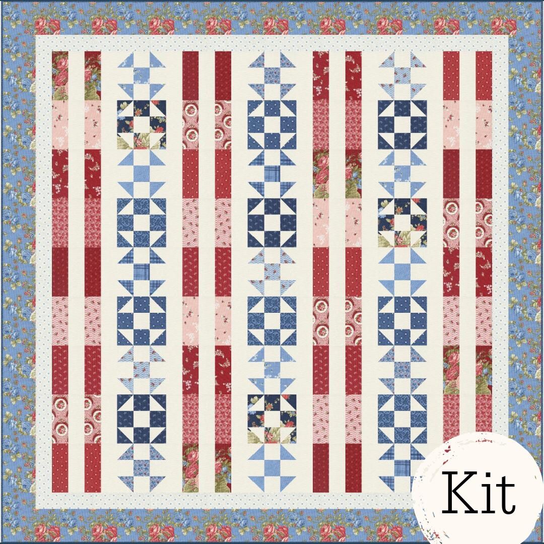 Liberty Belle Quilt Kit Featuring Grand Haven From Moda Fabrics - Etsy