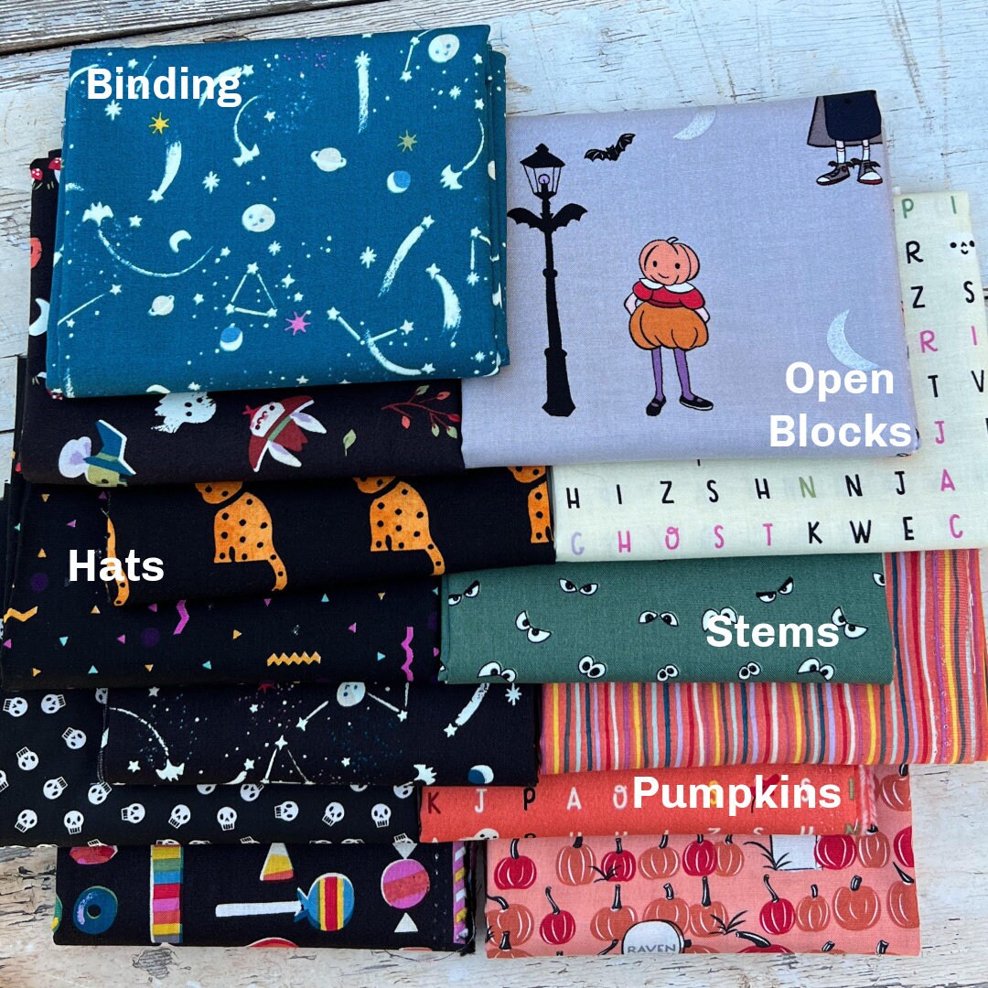 Halloween Haberdashery Quilt Kit Featuring Melissa Mortenson - Etsy