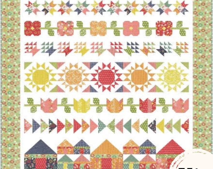 Harbor Quilt Kit Featuring Raspberry Summer From Moda Fabrics - Etsy