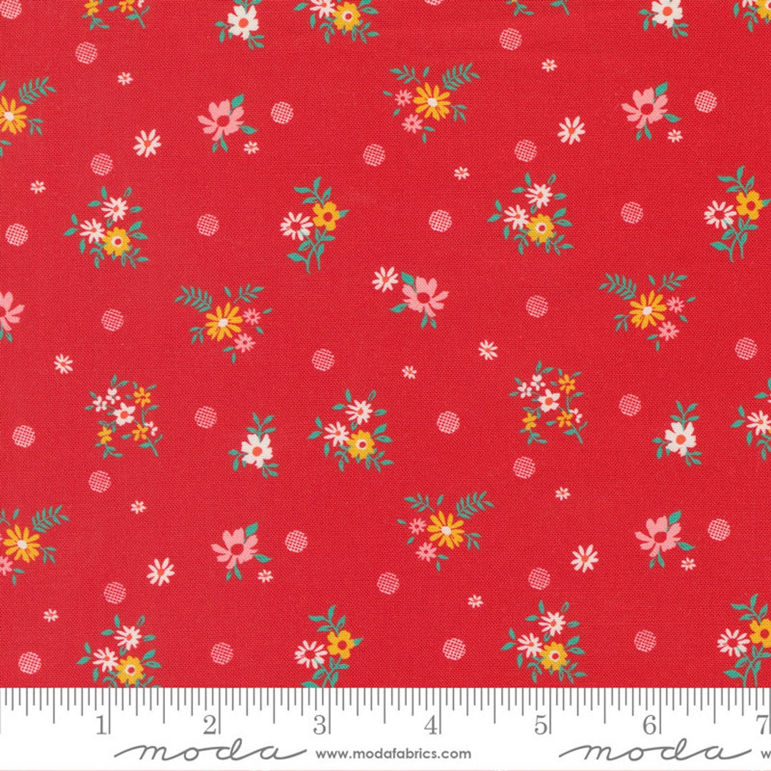 Julia Bon Bons Cherry by Crystal Manning for Moda Fabrics - Etsy