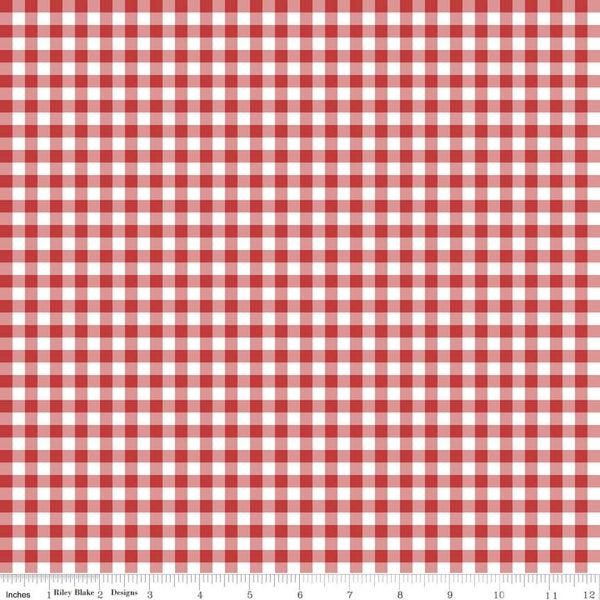 Red Gingham Check - Etsy