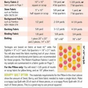 Berry Season Quilt Pattern by Elizabeth Hartman - Etsy