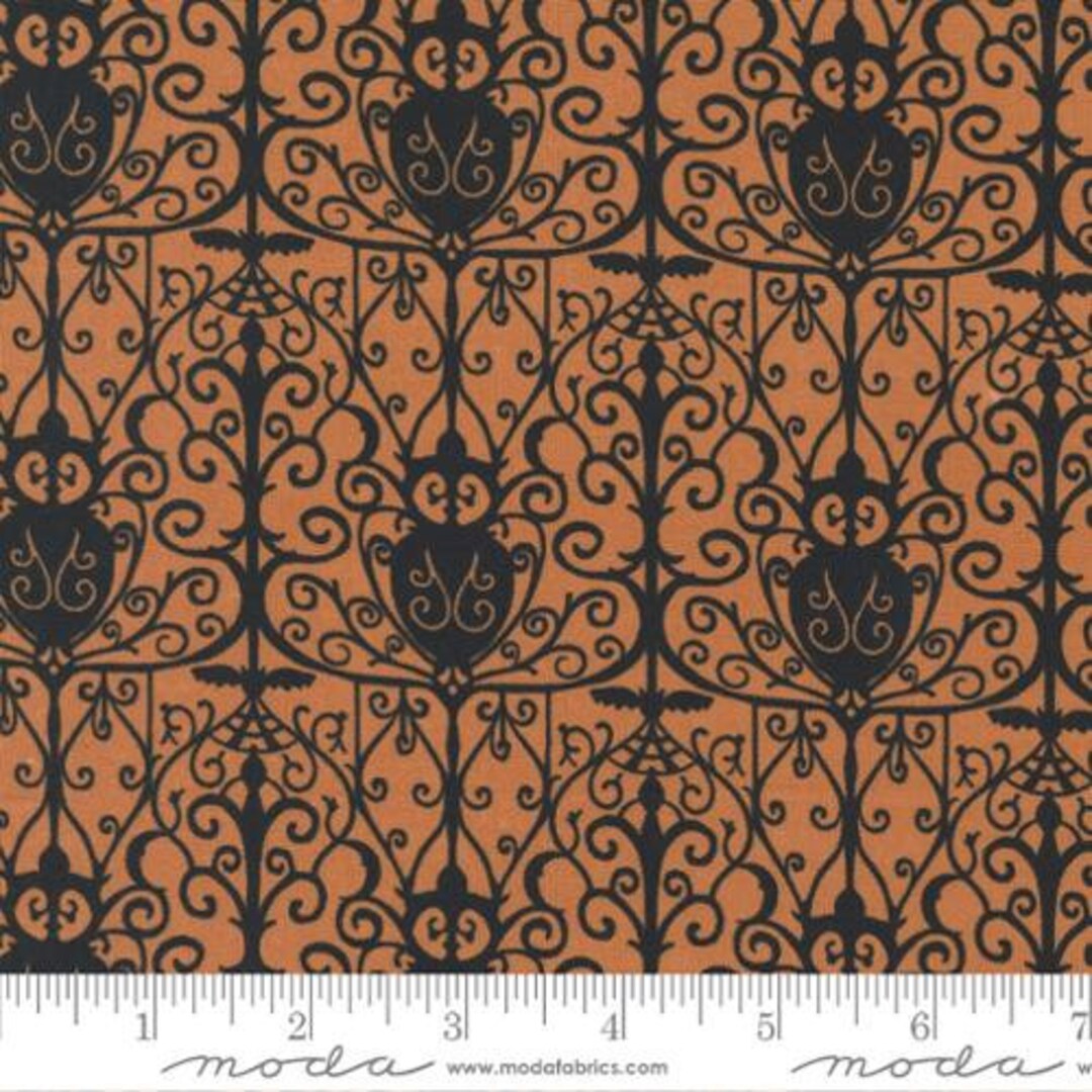 Spellbound Garden Gate Pumpkin by Sweetfire Road for Moda Fabrics - Etsy