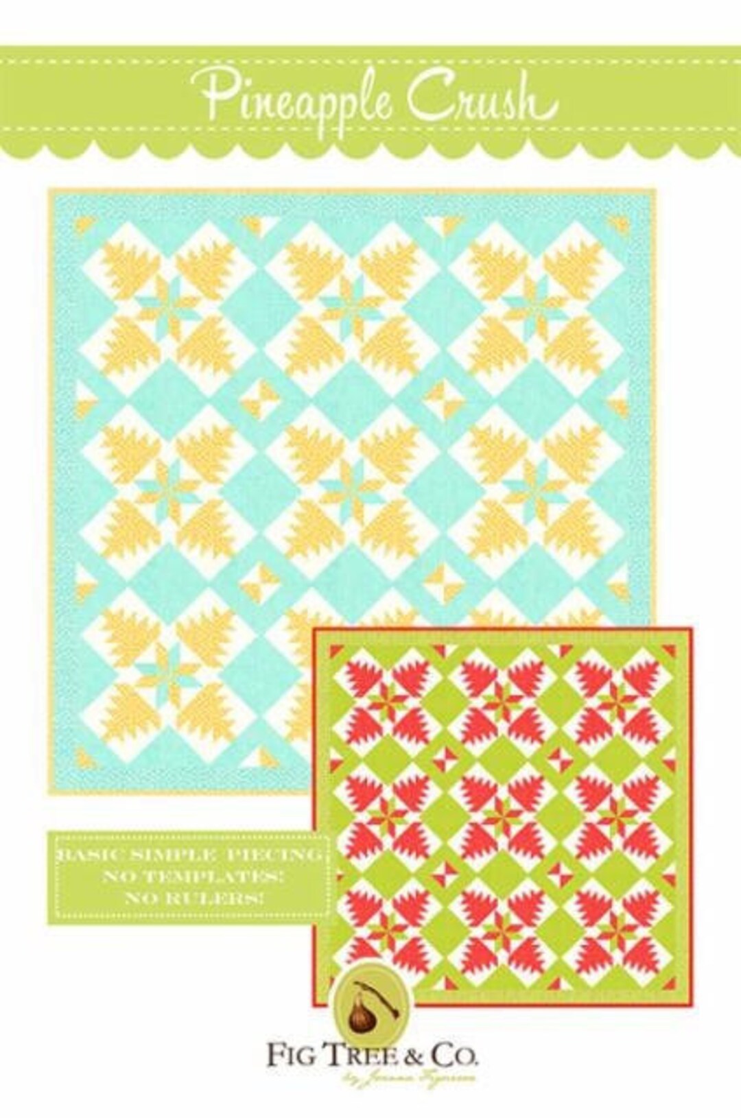Pineapple Crush Quilt Pattern by Fig Tree Co. - Etsy