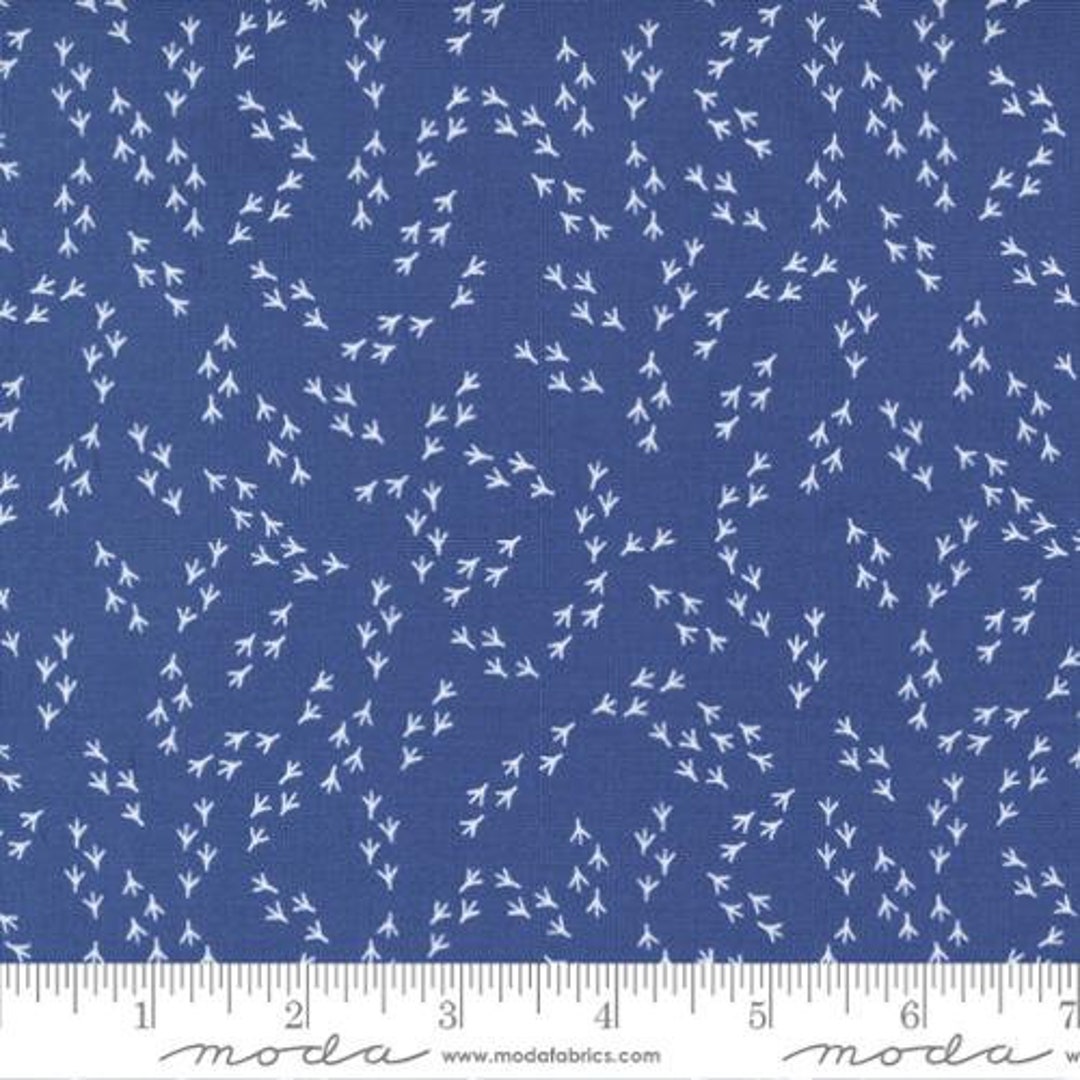 Birdsong Bird Dance Bluebird by Gingiber for Moda Fabrics-end OF BOLT ...