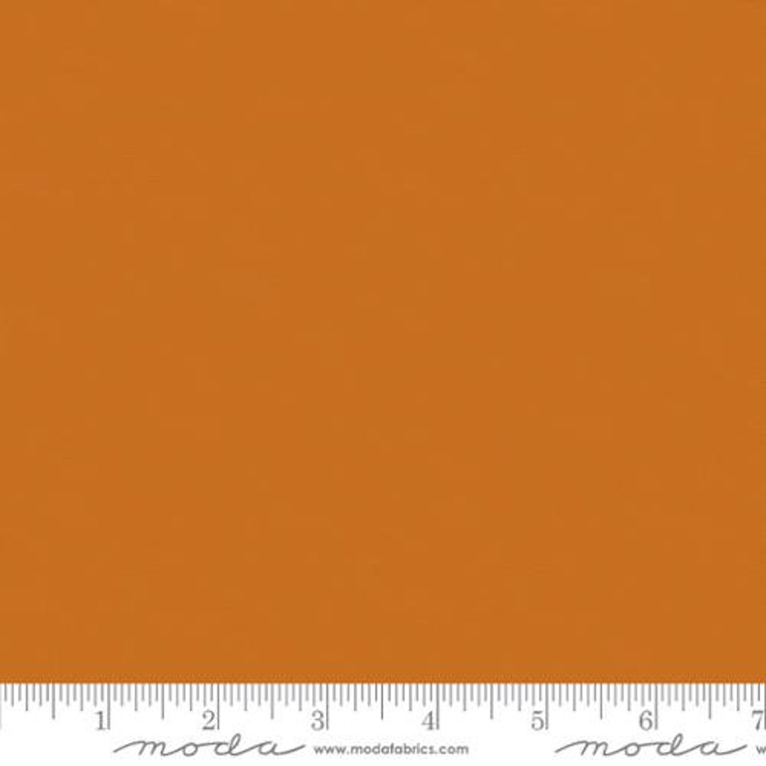 Bella Solids Pumpkin From Moda Fabrics - Etsy