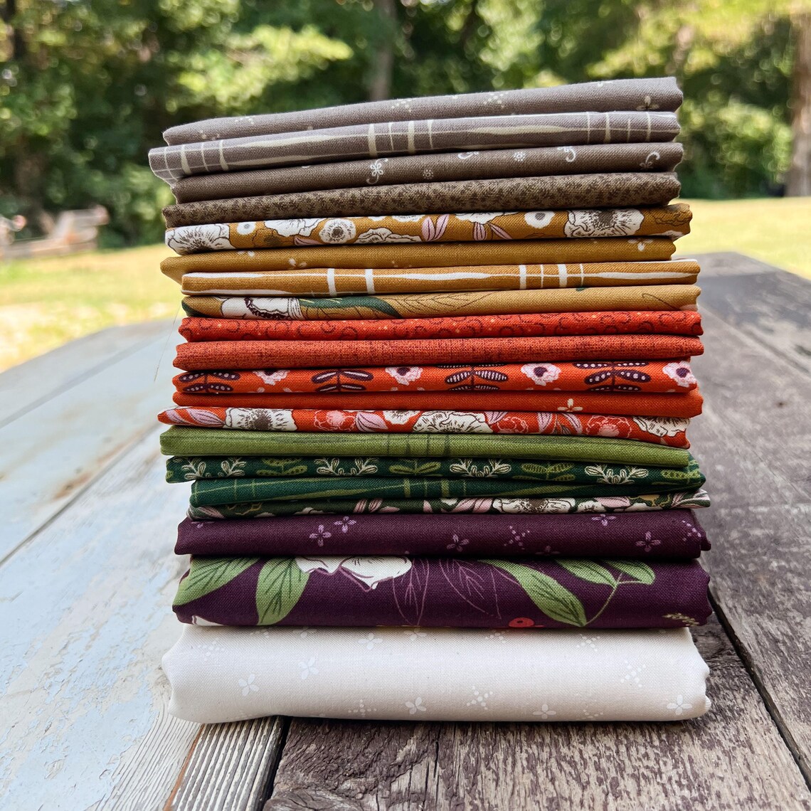 Autumn Spice Quilt Kit Featuring Slow Stroll - Etsy