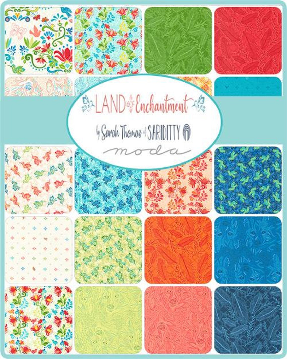 Land of Enchantment Yucca Flamingo by Sariditty for Moda Fabrics - Etsy