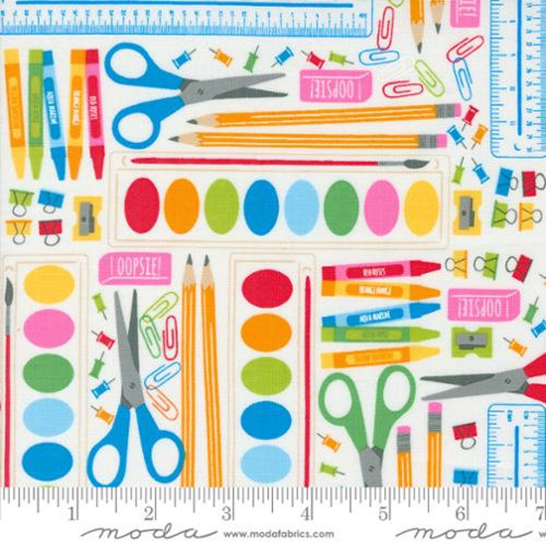 Back to School School Essentials Paper by Stacy Lest Hsu for Moda ...