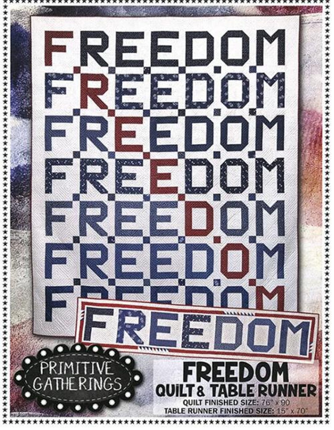 Freedom Quilt Pattern From Primitive Gatherings - Etsy