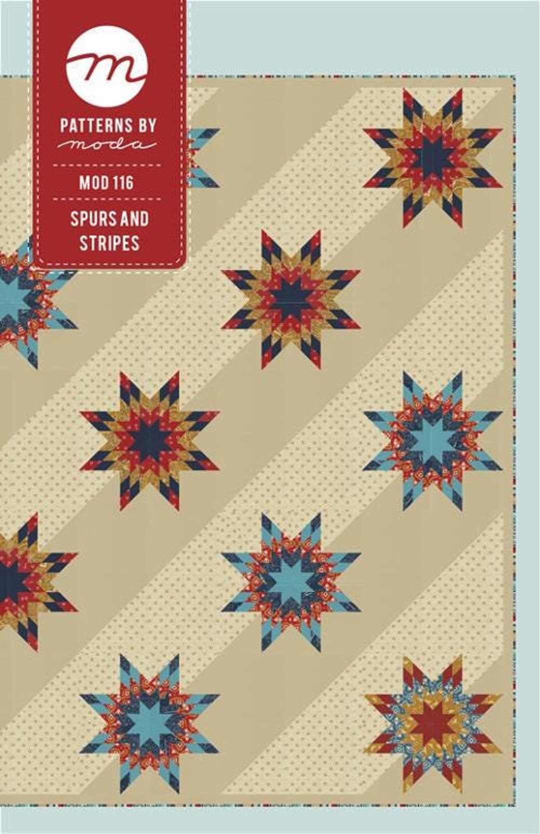 Spurs and Stripes Quilt Pattern by Moda Fabrics - Etsy