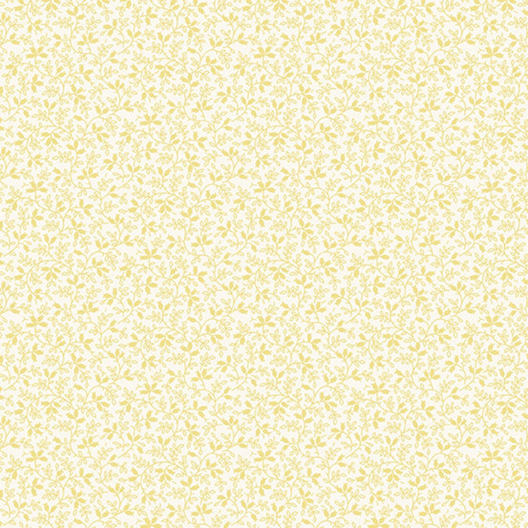 Dewdrops Calico Lemon Drop for Andover Fabrics - Etsy