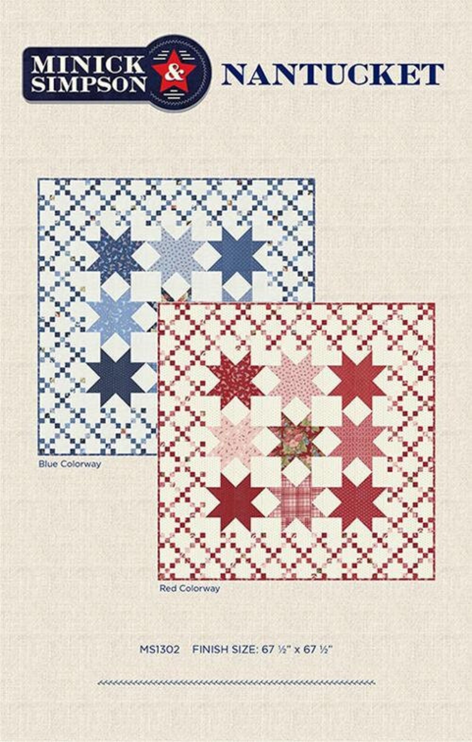 Nantucket Quilt Pattern by Minick and Simpson - Etsy