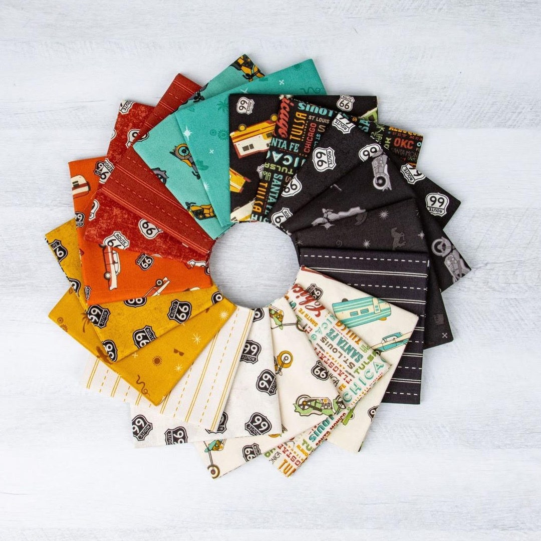 Route 66 Precuts by Anderson Design Group for Riley Blake Designs - Etsy