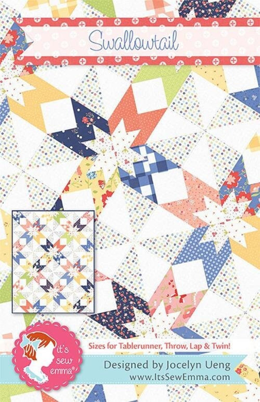 Swallowtail Quilt Pattern by It's Sew Emma - Etsy
