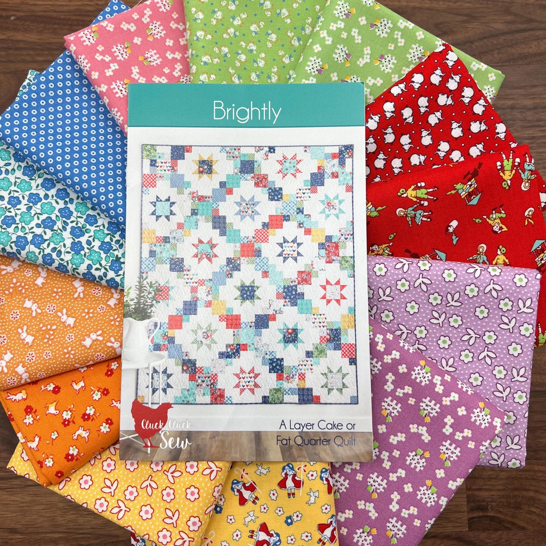Brightly 1930s Quilt Kit 3.0 Featuring Story Time by Riley Blake ...