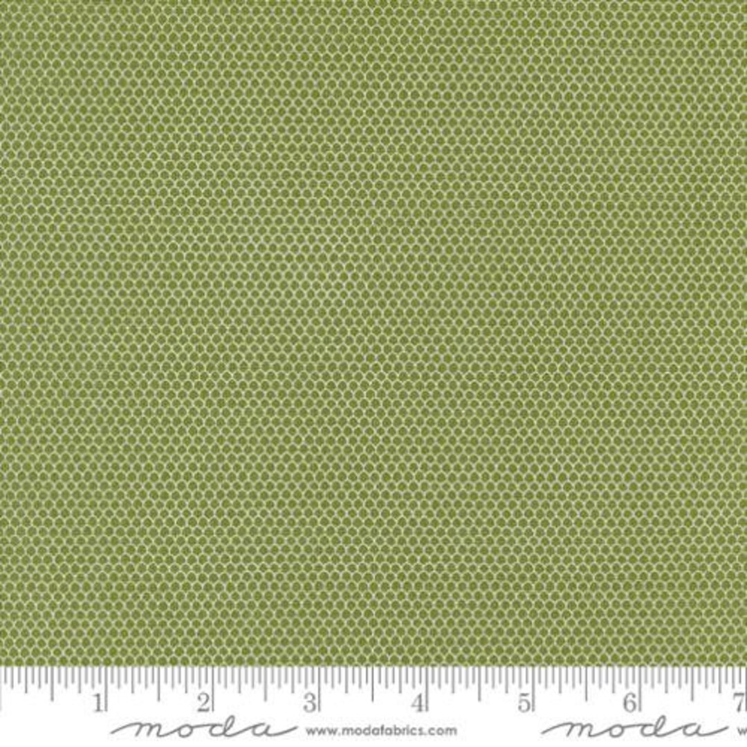 On Dasher Mini Slopes Pine From Sweetwater for Moda Fabrics END OF BOLT ...