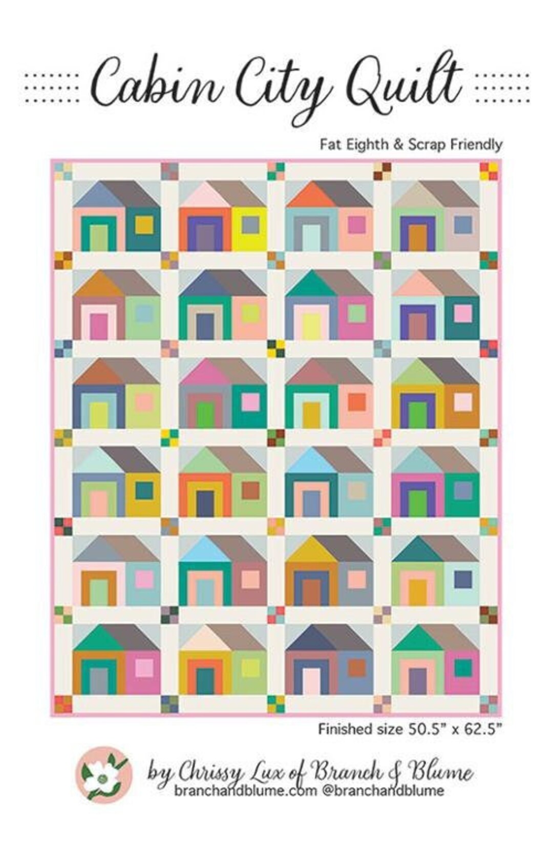 Cabin City Quilt Pattern by Branch and Blume - Etsy