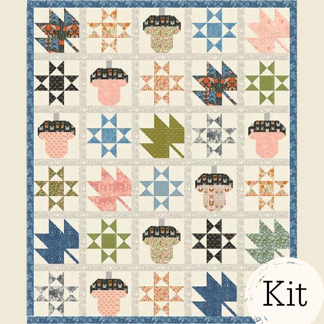 Woodland Whimsy Quilt Kit Featuring Woodland Wonder by Gingiber for ...