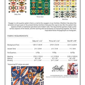 Voyager Quilt Pattern by Tara Lee Quiltery - Etsy