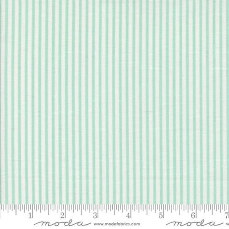 Aqua Striped Fabric - Etsy