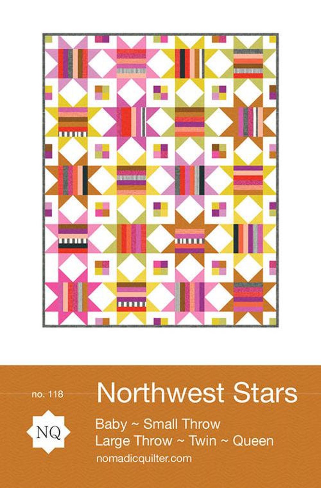 Northwest Stars Quilt Pattern by Nomadic Quilter - Etsy