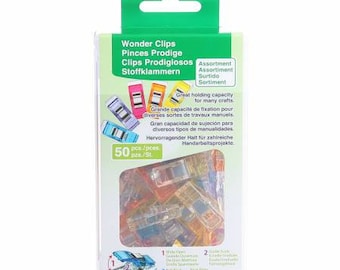 Wonder Clips by Clover Assorted Colors, Sewing Clips, Quilting Clips ...