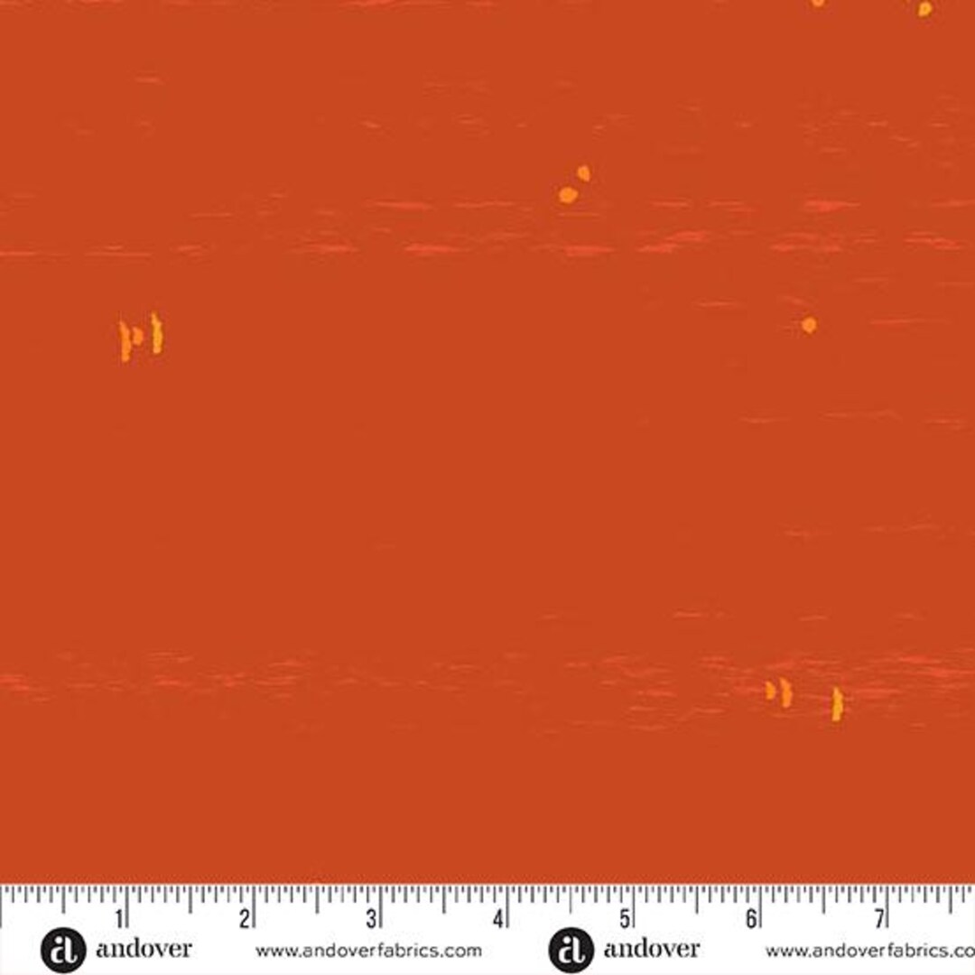 Sun Print Textures Canvas Flame by Alison Glass for Andover Fabrics - Etsy