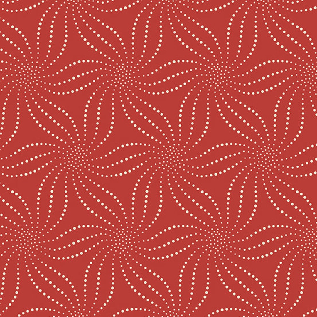 Retro Hoho Dottie Red by Renee Nanneman for Andover Fabrics END OF BOLT ...